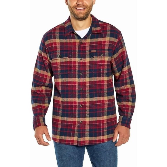 Orvis | Shirts | Orvis Mens Plaid Flannel Shirt Long Sleeve Button Down ...